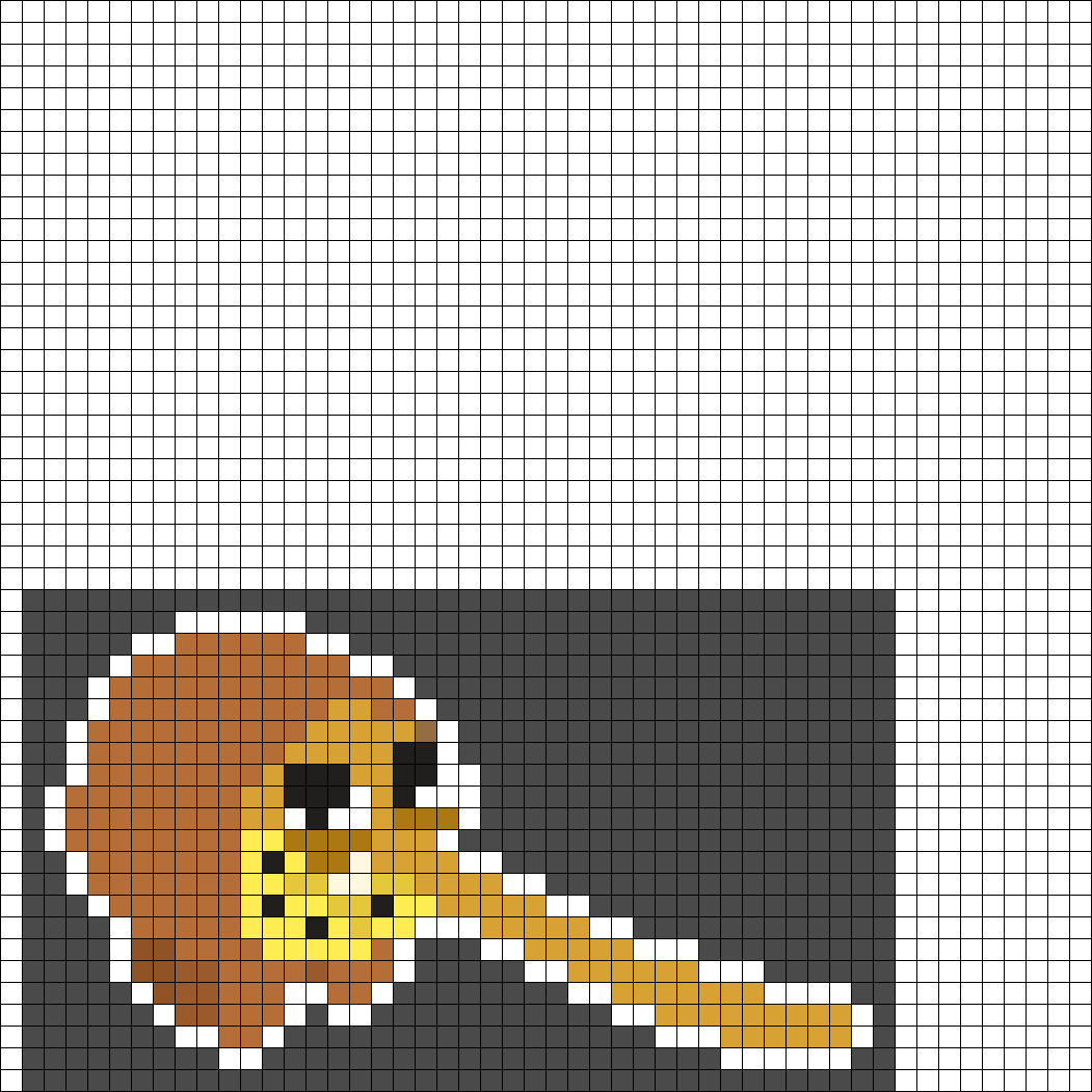 Bugsnax Golden Kweeble Perler Bead Pattern | Bead Sprites | Food Fuse ...