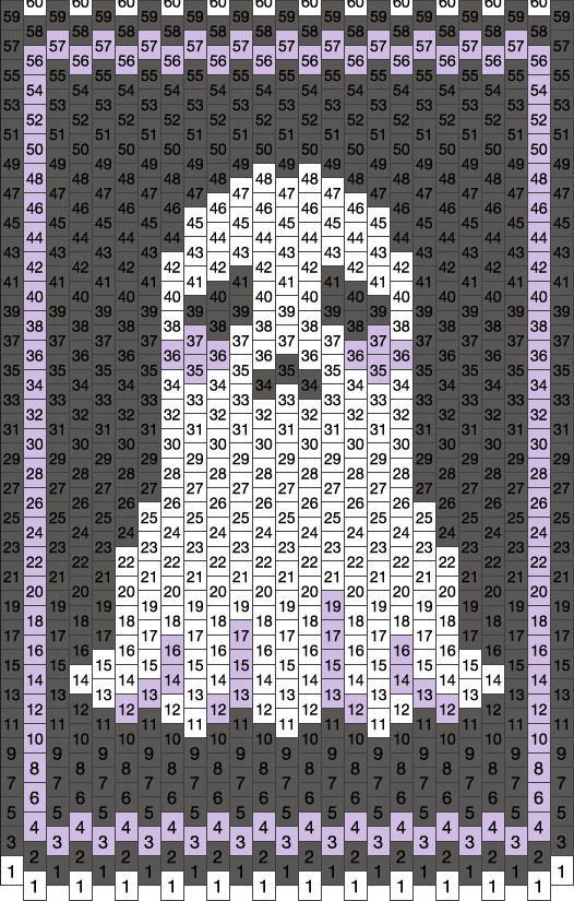 Cute Ghostie Banner Pony Bead Patterns | Holidays Kandi Patterns for ...