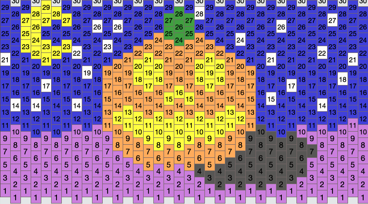 Pumpkin Patch Night Pony Bead Patterns | Holidays Kandi Patterns for ...