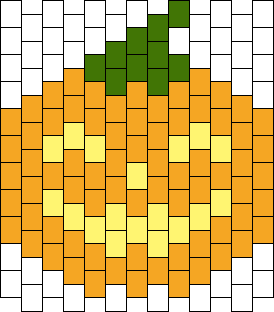 Pumpkin Pony Bead Patterns | Holidays Kandi Patterns for Kandi Cuffs