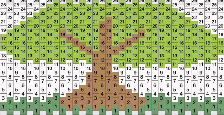 Simple Tree Pony Bead Patterns | Misc Kandi Patterns for Kandi Cuffs