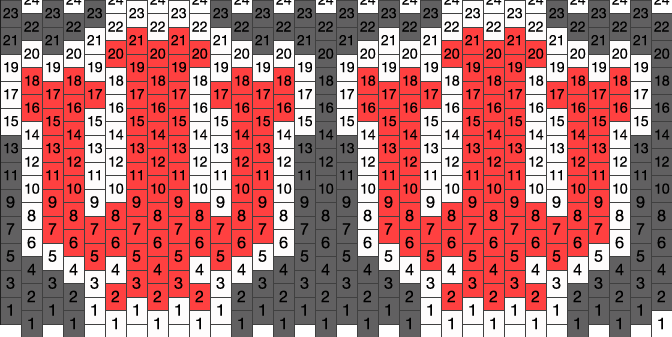 Indiana University Pony Bead Patterns | Misc Kandi Patterns for Kandi Cuffs