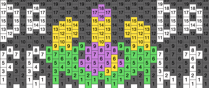 DADA LIFE Pony Bead Patterns | Misc Kandi Patterns for Kandi Cuffs