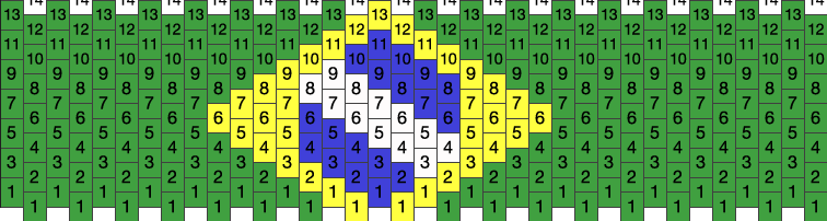 Small Brazil Pony Bead Patterns | Misc Kandi Patterns for Kandi Cuffs