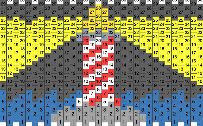 Lighthouse Pony Bead Patterns | Misc Kandi Patterns for Kandi Cuffs