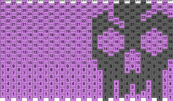 MTG Black Mana Symbol Pony Bead Patterns | Misc Kandi Patterns for ...