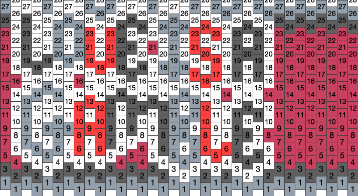 LoveIsAGamble 2 Pony Bead Patterns | Misc Kandi Patterns for Kandi Cuffs