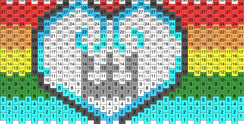 Kingdom Hearts Kh Cuff Pony Bead Patterns | Misc Kandi Patterns for ...