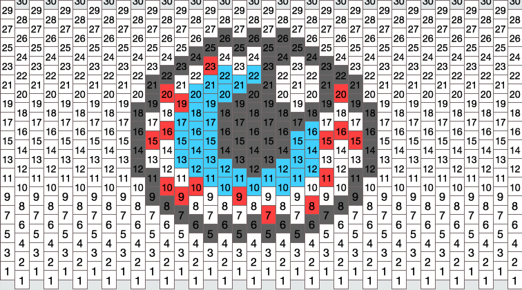 Eyeball Pony Bead Patterns | Misc Kandi Patterns for Kandi Cuffs