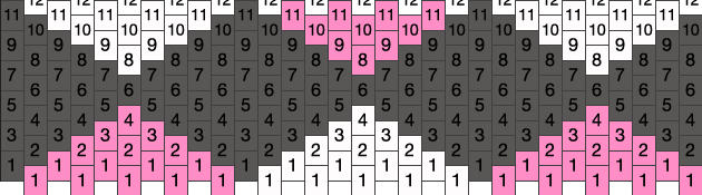 Diamond Cuff Pony Bead Patterns | Misc Kandi Patterns for Kandi Cuffs