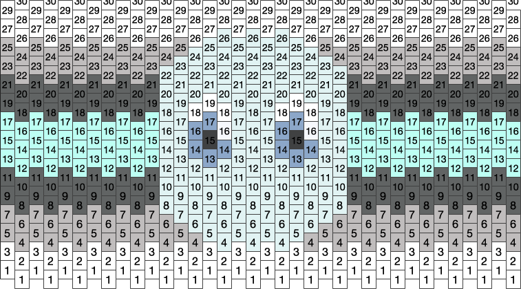 Caspergender Pony Bead Patterns | Misc Kandi Patterns for Kandi Cuffs
