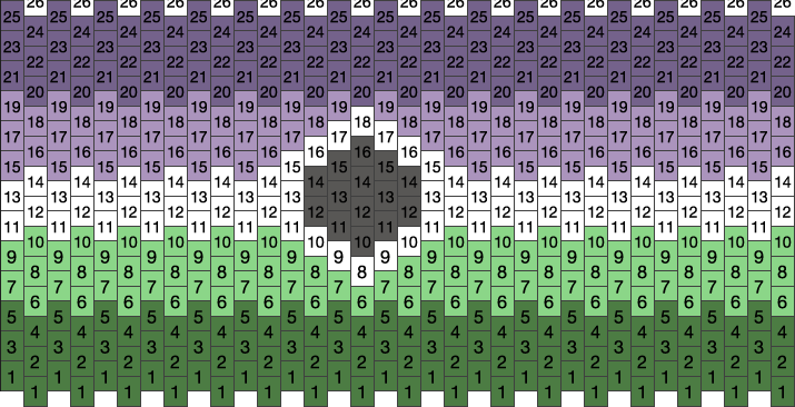 Voidpunk Flag Cuff Pattern Pony Bead Patterns | Misc Kandi Patterns for ...