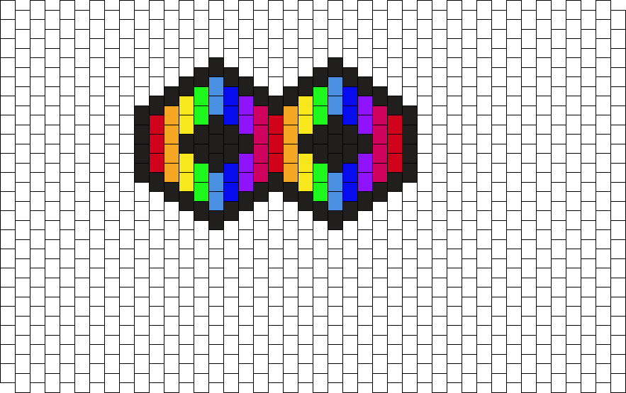 Autism Acceptance Infinity Charm Pony Bead Patterns | Misc Kandi ...