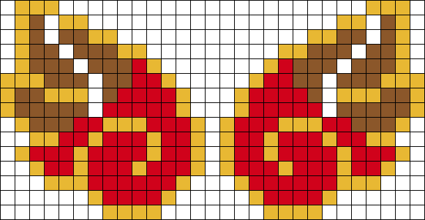 Revivebur Chibi Wings Perler Bead Pattern | Bead Sprites | Misc Fuse ...