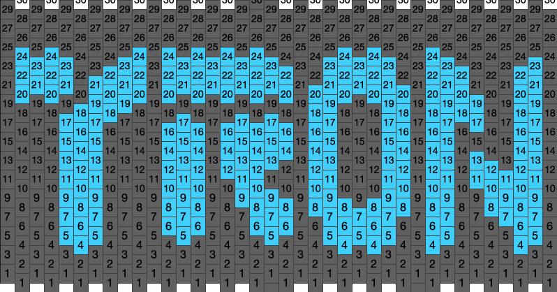 Tron Pony Bead Patterns | Misc Kandi Patterns for Kandi Cuffs