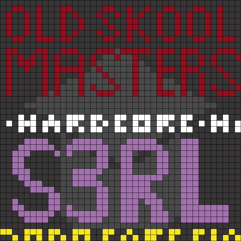 Old Skool Masters S3rl Perler Bead Pattern | Bead Sprites | Misc Fuse ...