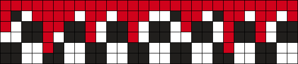 Bloody Checker Ladder Stitch Perler Bead Pattern | Bead Sprites | Misc ...