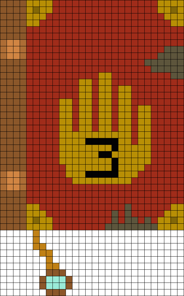 Gravity Falls Journal 3 Perler Bead Pattern | Bead Sprites | Misc Fuse ...