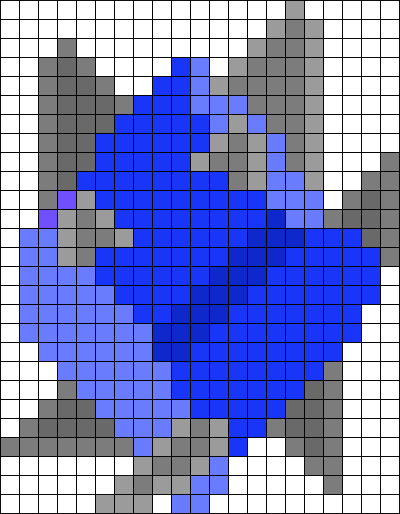 Rock Slime Plort Perler Bead Pattern | Bead Sprites | Misc Fuse Bead ...