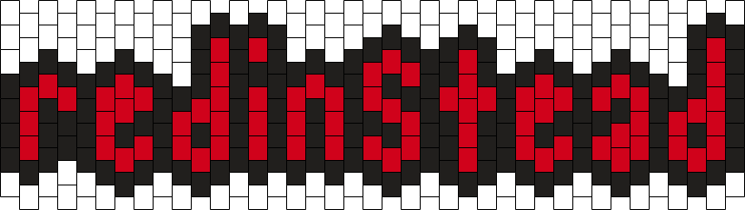 #RedInstead Autism Acceptance Panel (1) Pony Bead Patterns | Misc Kandi ...