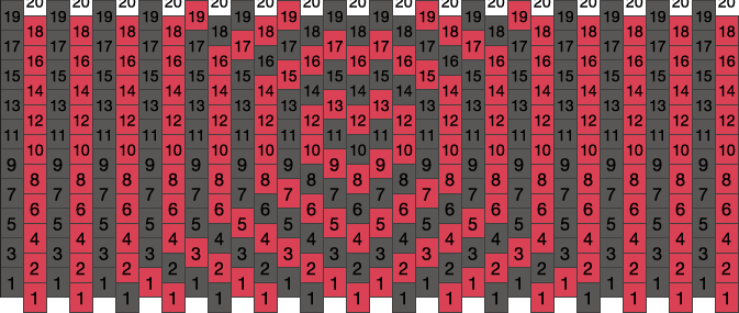 Heart Spiral Pony Bead Patterns | Misc Kandi Patterns for Kandi Cuffs