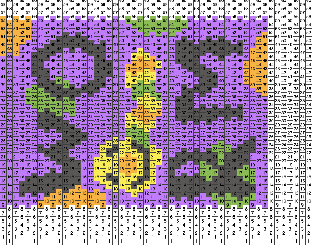 Worm Pony Bead Patterns | Misc Kandi Patterns for Kandi Cuffs