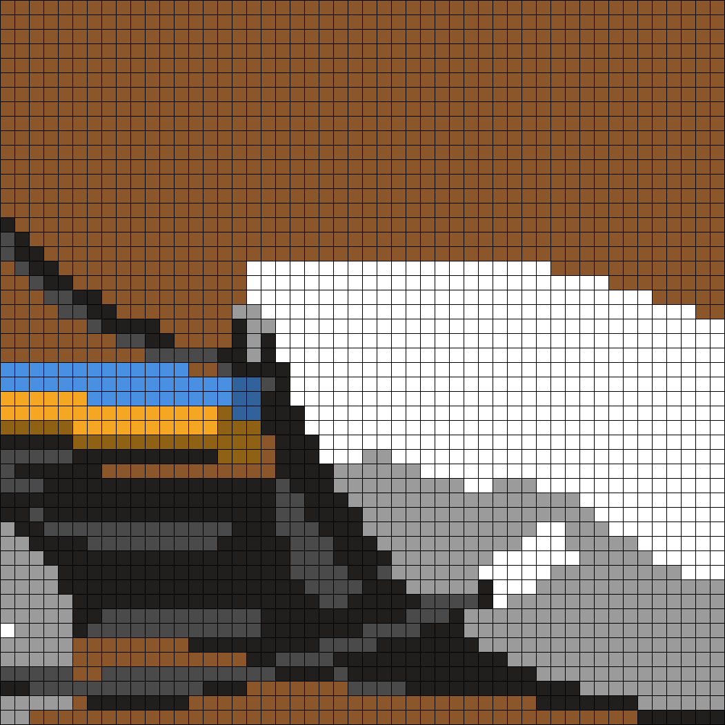 Portal Gun (pt 2) Perler Bead Pattern | Bead Sprites | Misc Fuse Bead ...