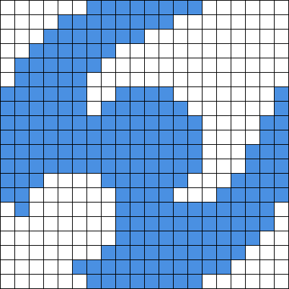 Pokemon Moon Logo Perler Bead Pattern | Bead Sprites | Misc Fuse Bead ...