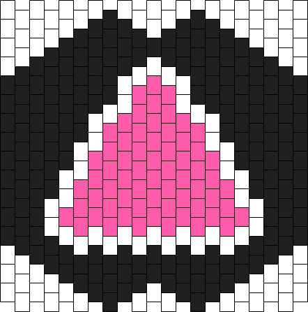 ACT UP (G** Liberation) Pink Triangle Pony Bead Patterns | Misc Kandi ...