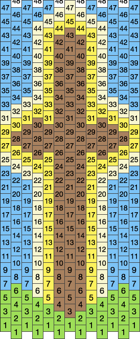 Cross Pony Bead Patterns | Misc Kandi Patterns for Kandi Cuffs