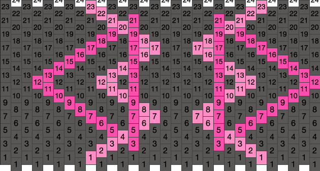 Alison Wonderland Logo Cuff Pink Pony Bead Patterns | Misc Kandi ...