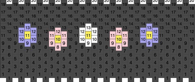 Trans Flower Cuff ! Pony Bead Patterns | Misc Kandi Patterns for Kandi ...