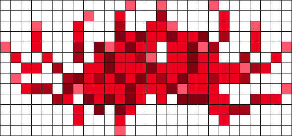 Japanese Red Spider Lily Perler Bead Pattern | Bead Sprites | Misc Fuse ...