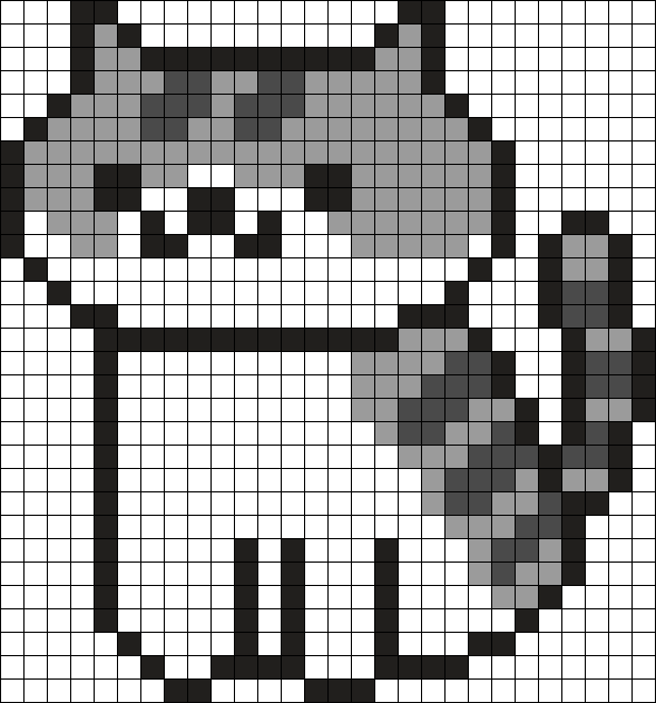Neko Atsume Pickles Perler Bead Pattern | Bead Sprites | Misc Fuse Bead ...