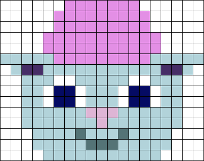 Bibble Perler Bead Pattern | Bead Sprites | Misc Fuse Bead Patterns