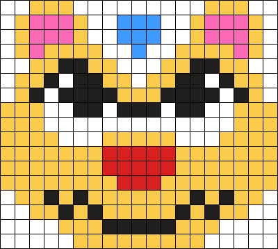 Ricky The Squirrel Perler Bead Pattern | Bead Sprites | Misc Fuse Bead ...