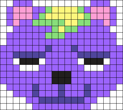 Static The Squirrel Perler Bead Pattern | Bead Sprites | Misc Fuse Bead ...