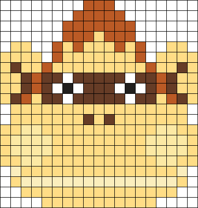 Louie The Gorilla Perler Bead Pattern | Bead Sprites | Misc Fuse Bead ...