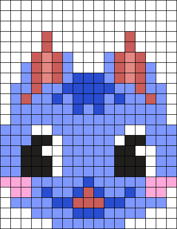 Rosie The Cat Perler Bead Pattern | Bead Sprites | Misc Fuse Bead Patterns