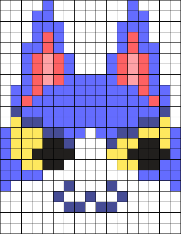 Tom The Cat Perler Bead Pattern | Bead Sprites | Misc Fuse Bead Patterns