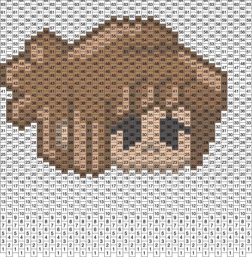 GIGANTIC Turkey Tom Panel Pony Bead Patterns | Misc Kandi Patterns for ...