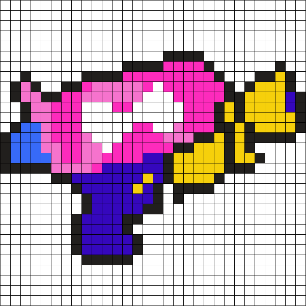 Tentatek Spattershot Perler Bead Pattern | Bead Sprites | Misc Fuse ...
