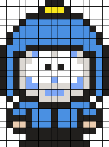 Juggalo Craig South Park Perler Bead Pattern | Bead Sprites | Misc Fuse ...