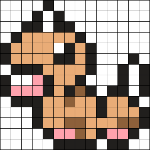 Weedle Perler Bead Pattern | Bead Sprites | Misc Fuse Bead Patterns