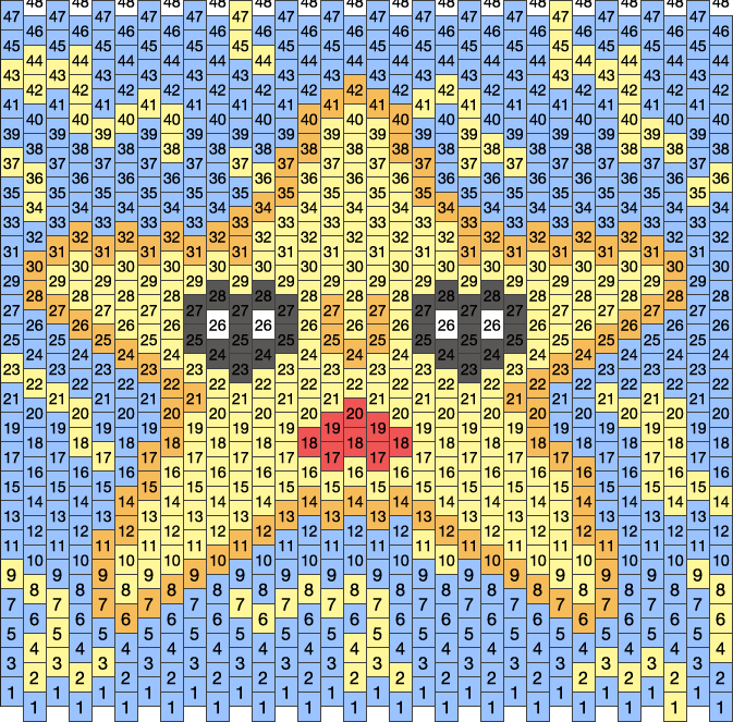 Silly Star Pony Bead Patterns | Misc Kandi Patterns for Kandi Cuffs