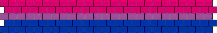 Bisexual Pride Flag Cuff Bead Pattern | Peyote Bead Patterns | Misc ...