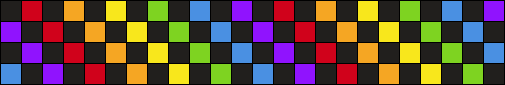 Looser Ladder Checkerboard Cuff Perler Bead Pattern | Bead Sprites ...