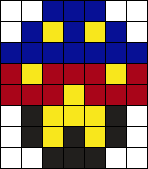 Polyamorous Paw Perler Bead Pattern | Bead Sprites | Misc Fuse Bead ...