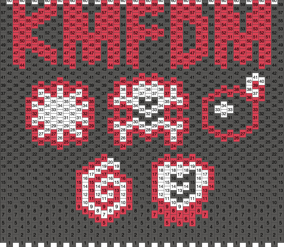 KMFDM SYMBOLS Pony Bead Patterns | Misc Kandi Patterns for Kandi Cuffs