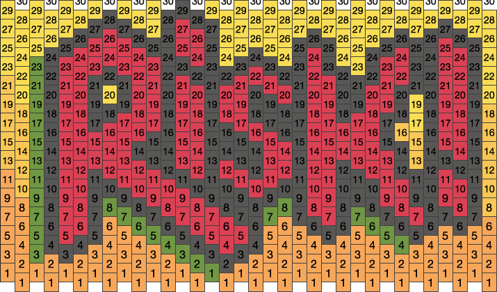 JHARIAH RISK Pony Bead Patterns | Misc Kandi Patterns for Kandi Cuffs